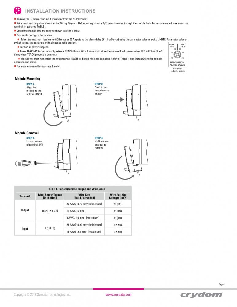 Sensata DRML1 datasheet page 4