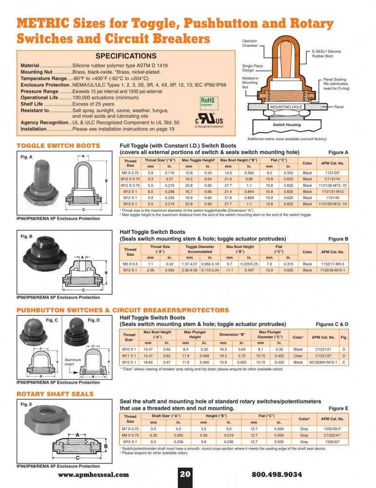 APM Hexseal product documentation page 3