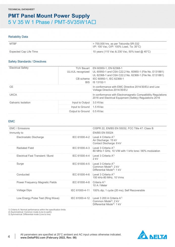 PMT-5V35W1AG datasheet page 4