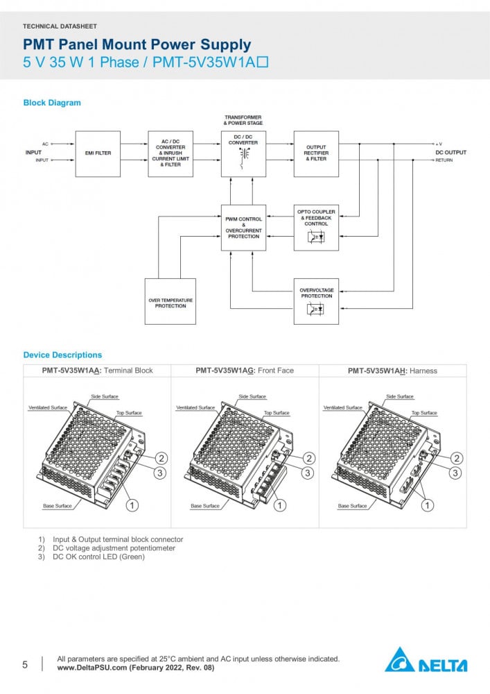 PMT-5V35W1AG datasheet page 5