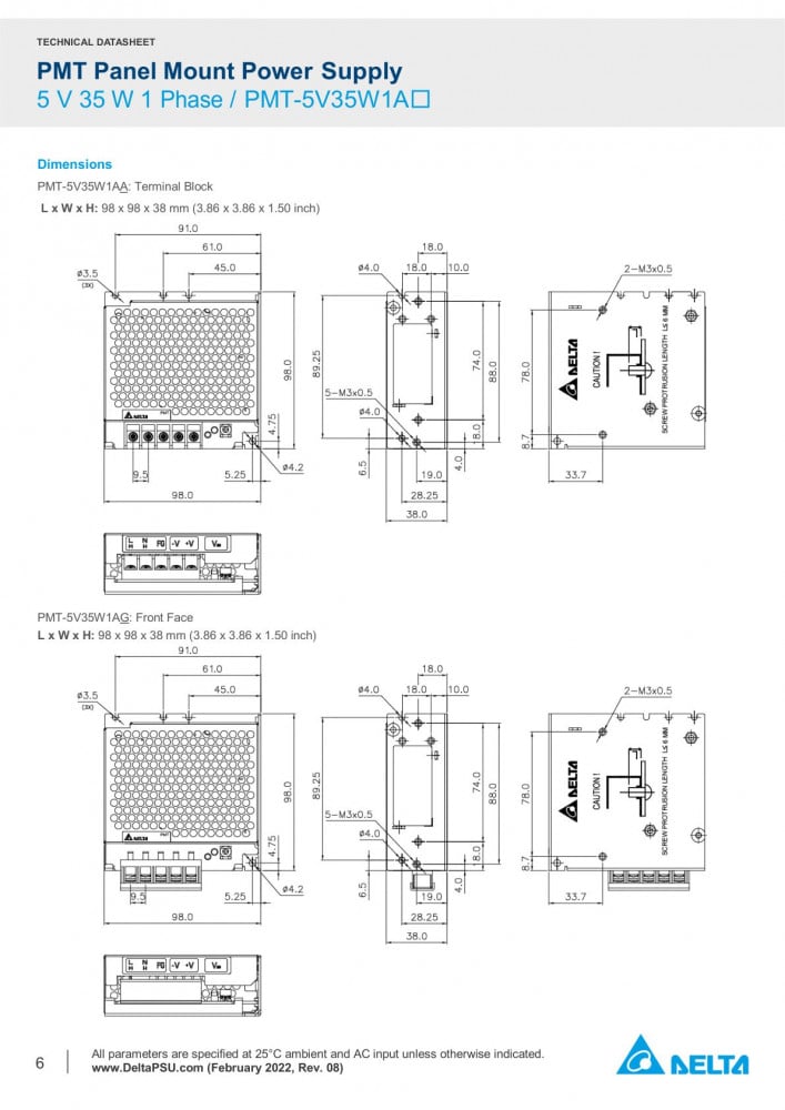 PMT-5V35W1AG datasheet page 6