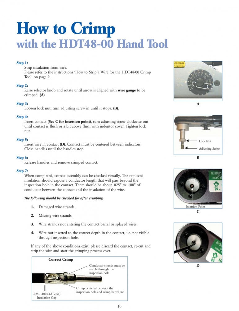 DEUTSCH DT Series document page 10