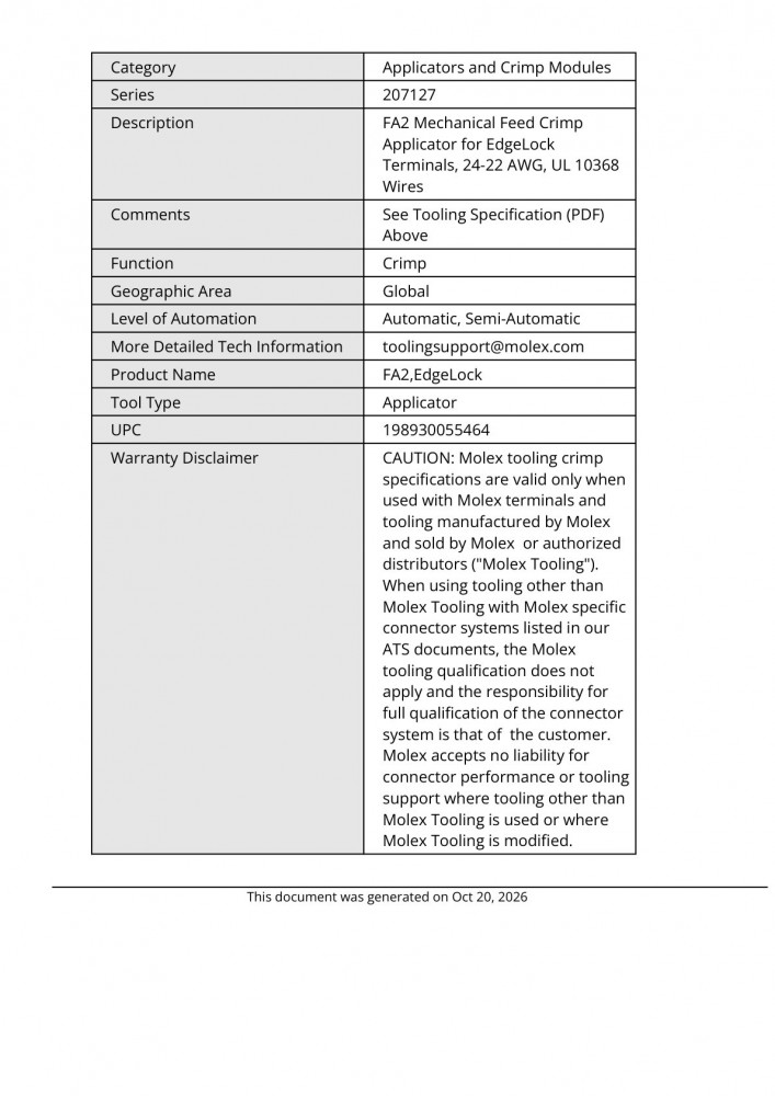 2130697900 tooling document, page 2
