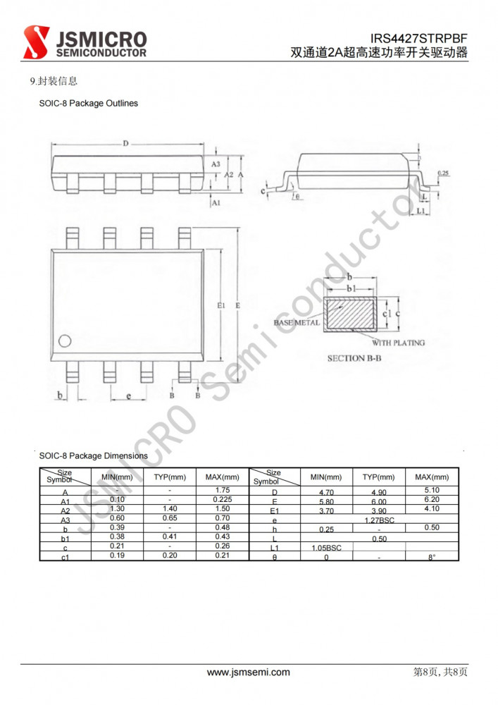 IRS4427STRPBF-JSM datasheet page 8