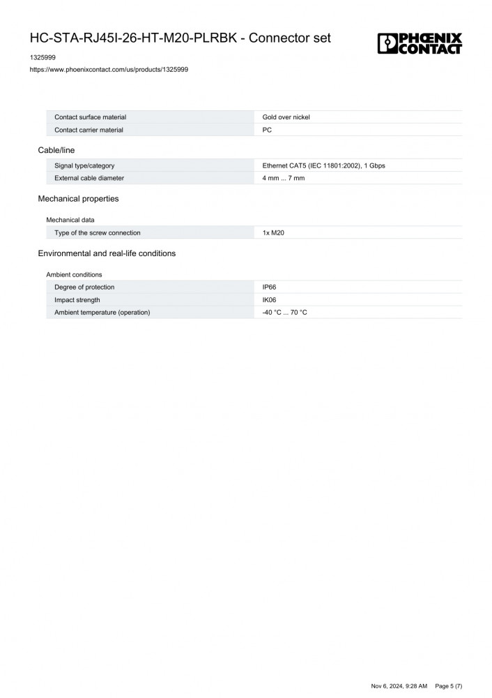 Phoenix Contact 1325999 datasheet page 5