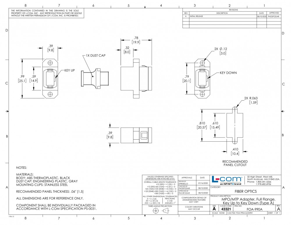 FOA-990A technical document preview