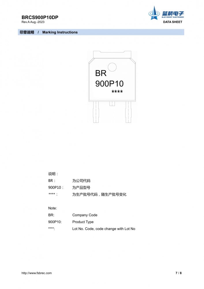 BRCS900P10DP datasheet page 7