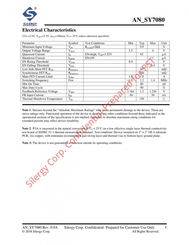 SY7080ABC datasheet page 3