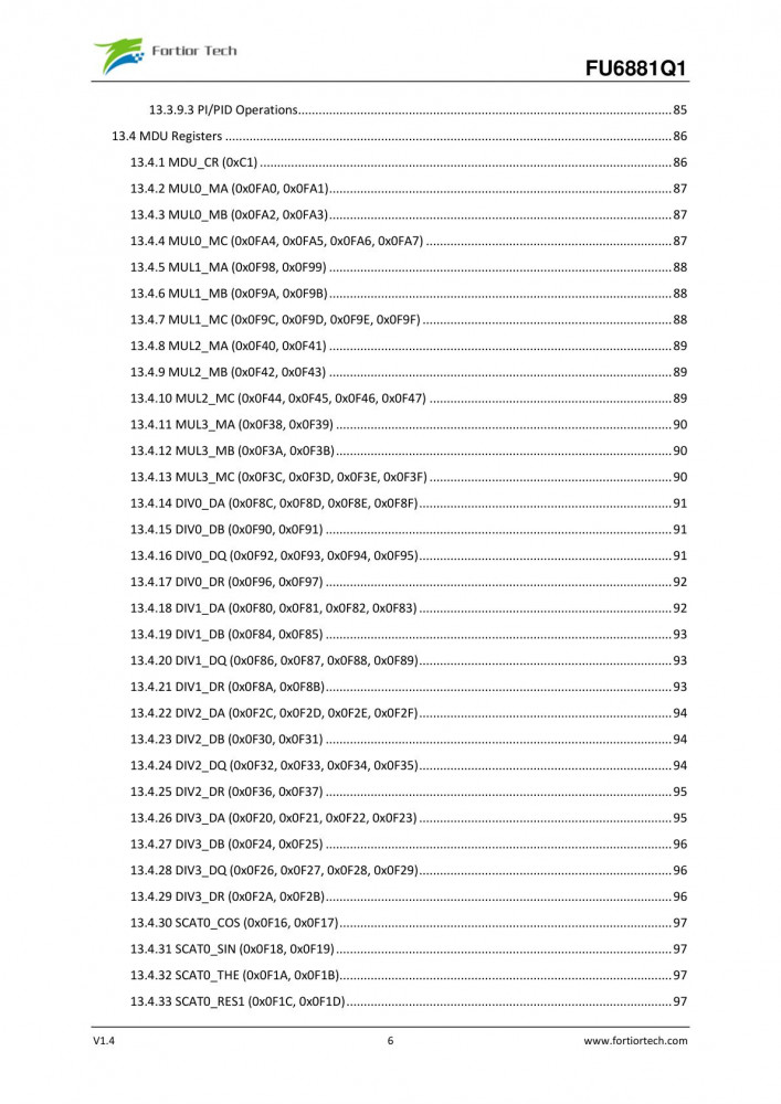 FU6881Q1 datasheet page 6