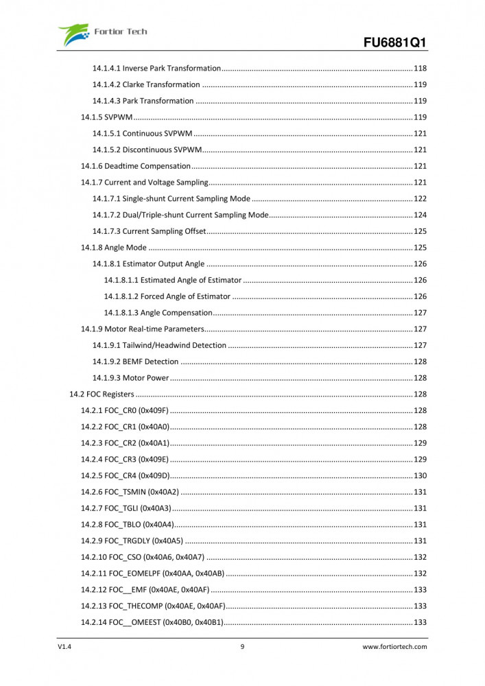 FU6881Q1 datasheet page 9