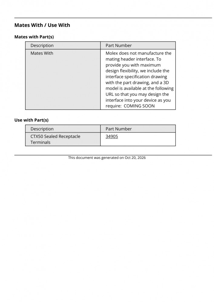 MOLEX 348948001 technical document page 3
