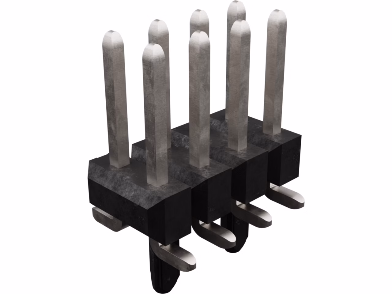 C-Grid Breakaway PCB Header, 2.54mm Pitch, Surface Mount, Dual Row, Vertical, 8 Circuits, Tin (Sn) Plating, 3.30mm Locator Pegs, 6.10mm Mating Pin Length, Tube for sale
