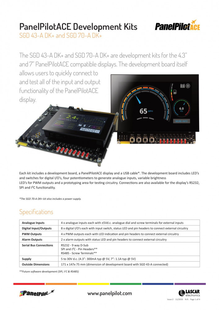 SGD 70-A DK+ technical document page 1