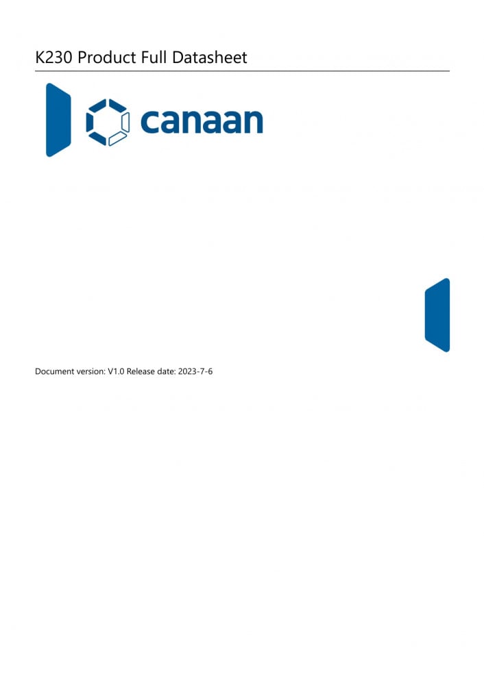 K230 document page 1