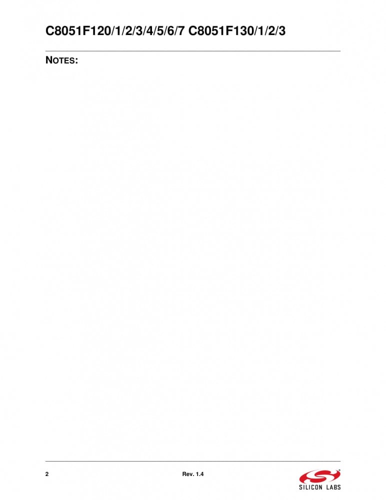 C8051F120 datasheet page 2