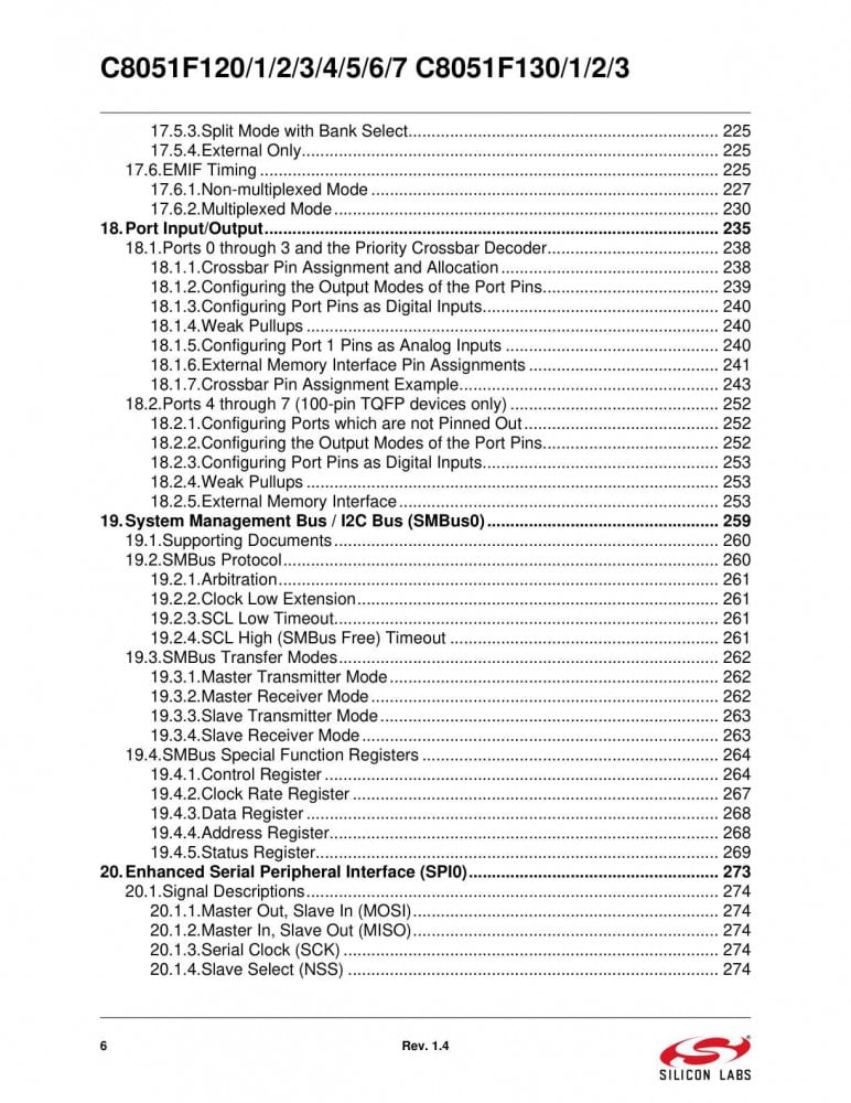 C8051F120 datasheet page 6