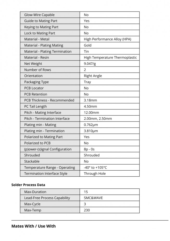 MOLEX 459858912 technical document image 3