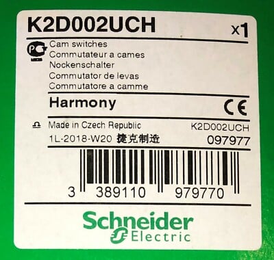 Schneider K2D002UCH Rotary Switch for sale
