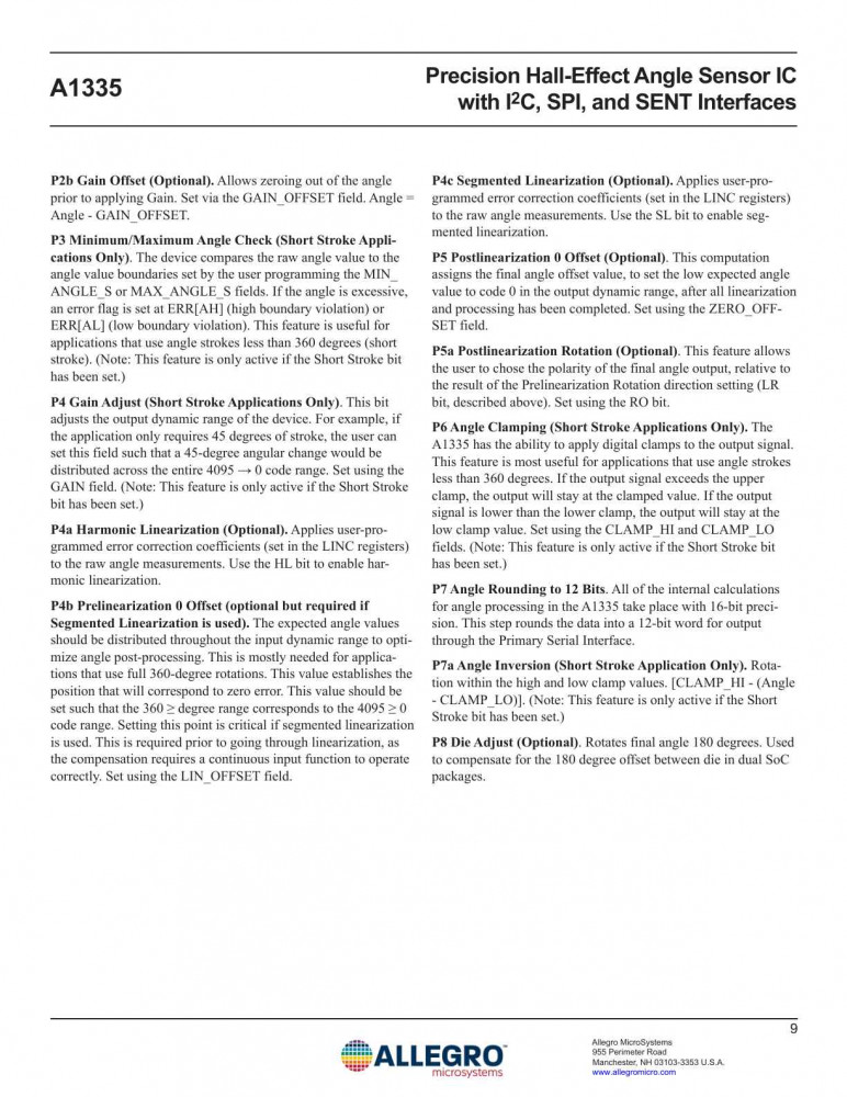 A1335 datasheet page 9