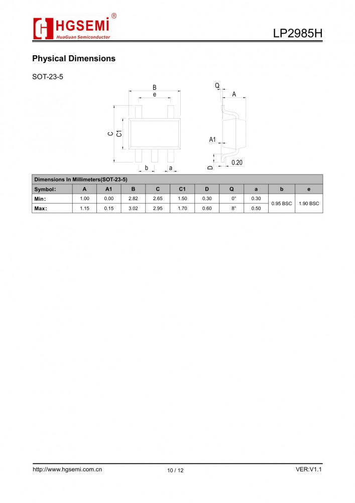 LP2985HM5-3.3/TR datasheet page 10