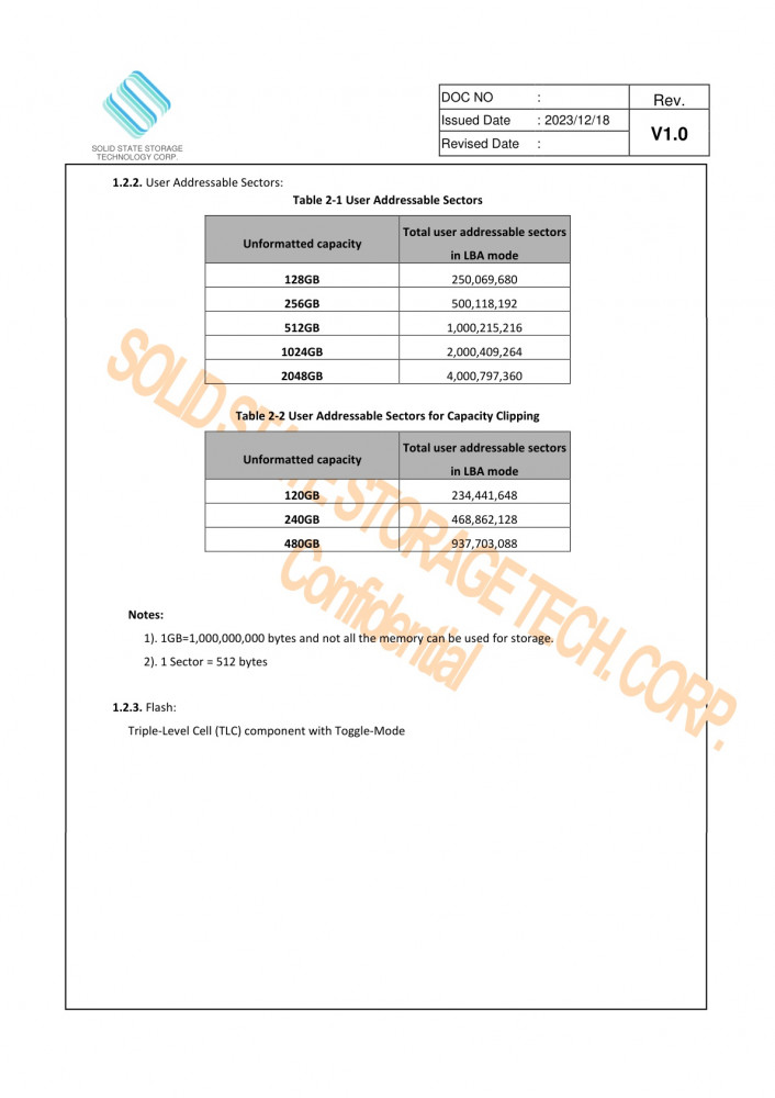 Technical document page 8