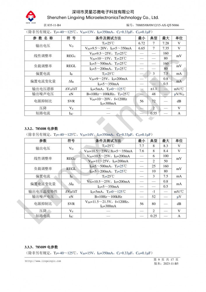 78M05 datasheet page 9