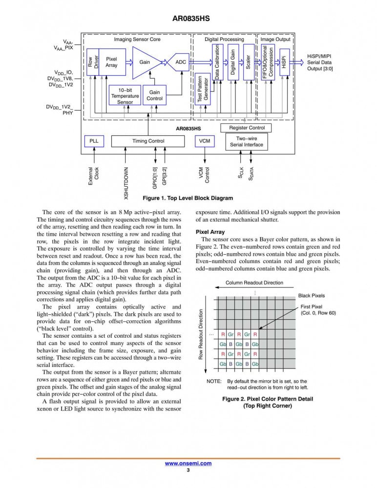 AR0835HS datasheet page 3