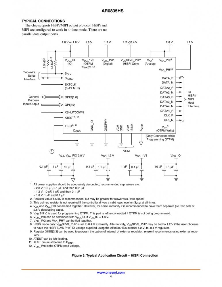 AR0835HS datasheet page 4