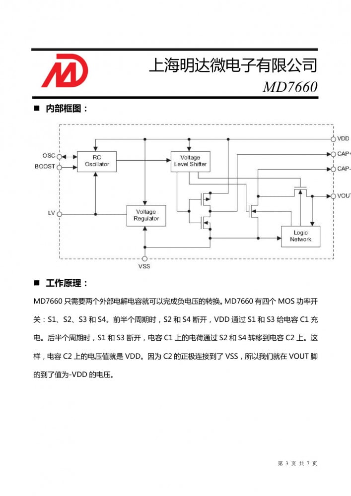 MD7660 datasheet page 3