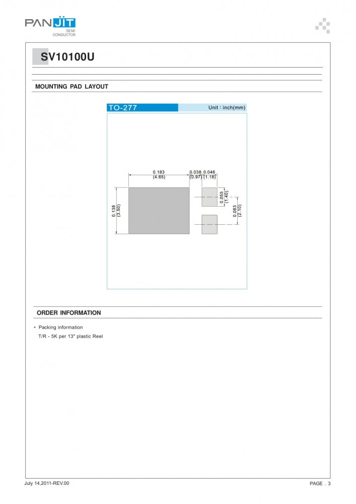 SV10100U datasheet page 3