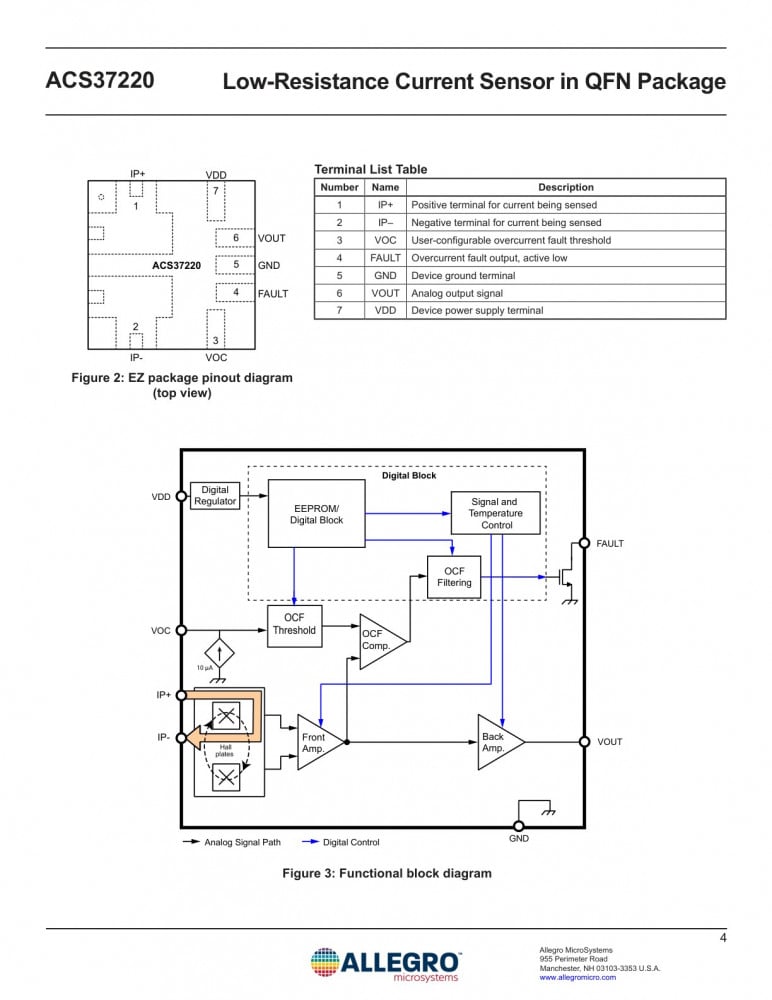 ACS37220 datasheet page 4