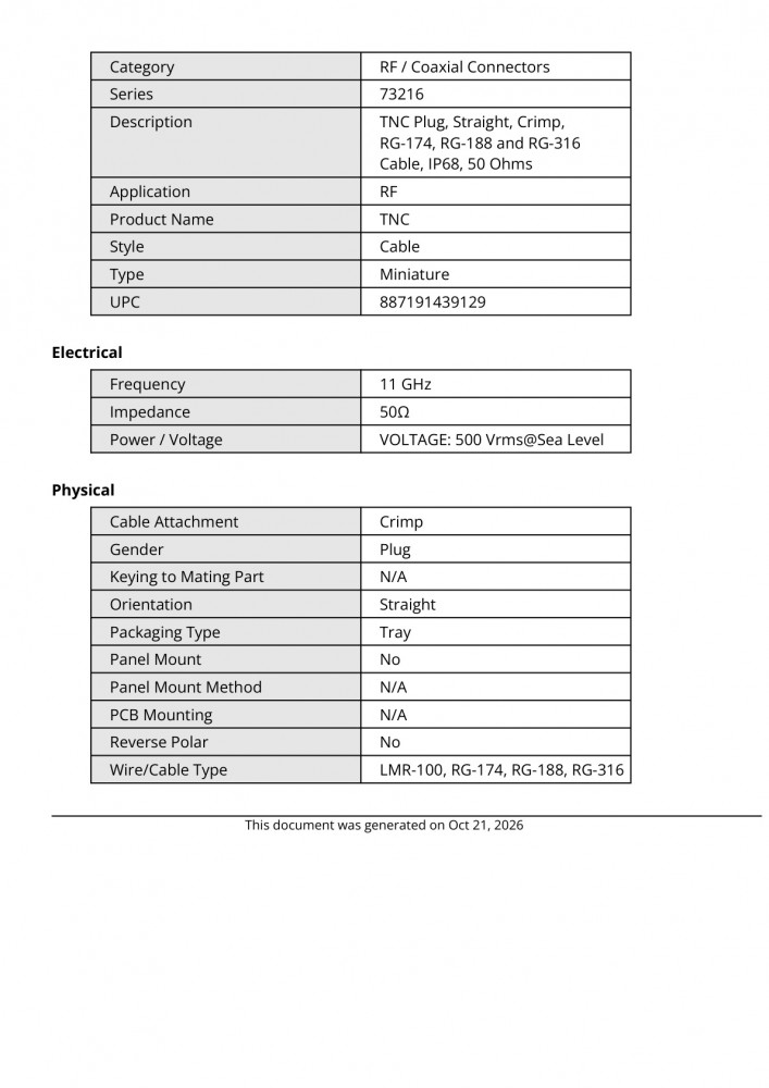 Technical document image 2 for MOLEX 732165230