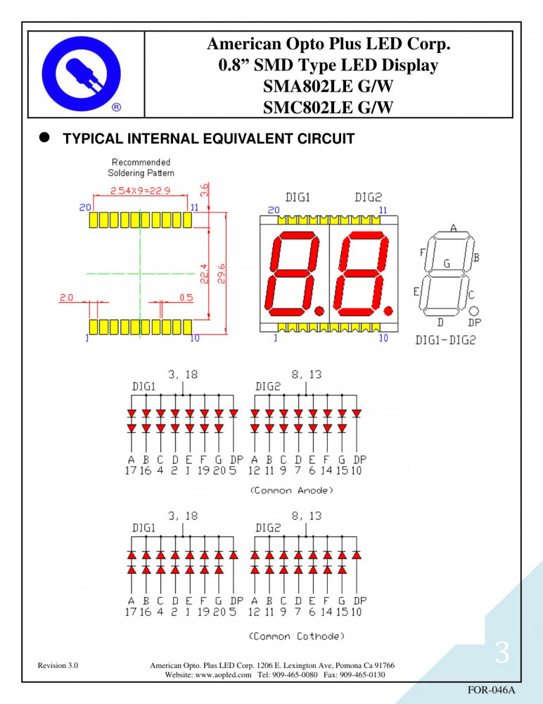 SMA802LE datasheet page 3