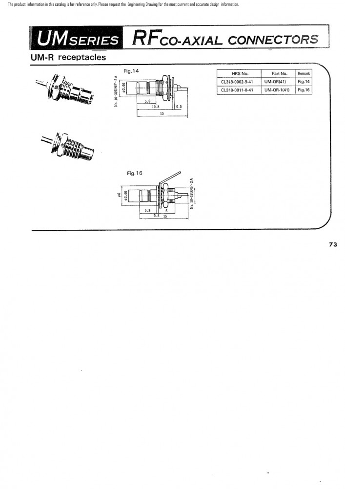 HRS UM series documentation page 3