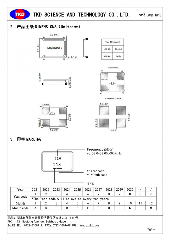 TKD SX32Y032000DK1T001 specification page 6