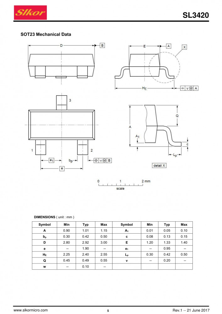 SL3420 datasheet page 5