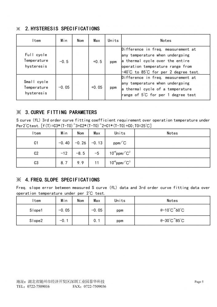 TKD SXT25Y026000B71T01 specification page 5