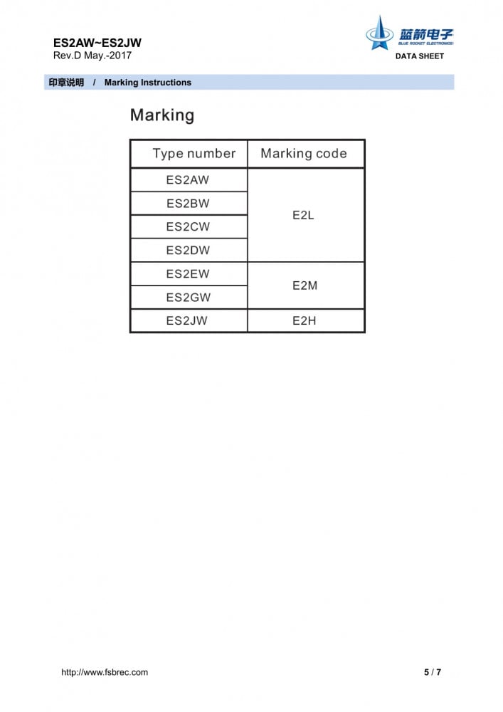 ES2JW datasheet page 5