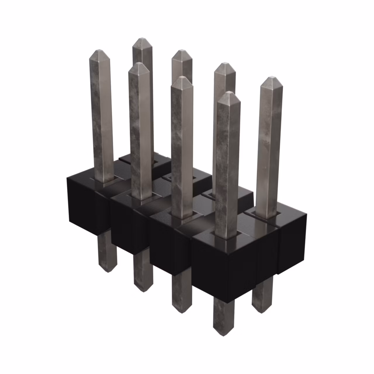 C-Grid Header, 2.54mm Pitch, Through Hole, Dual Row, Vertical, 8 Circuits, 2.54µm Tin (Sn) Plating, Tray Packaging, Lead-Free for sale