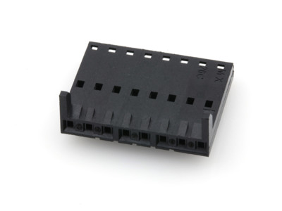SL Crimp Housing, Single Row, Version D, Back Ribs, 24 Circuits, Black