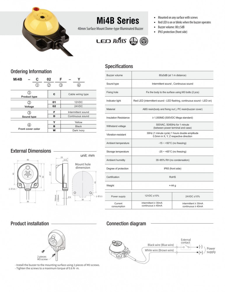 Mi4B Series product documentation image