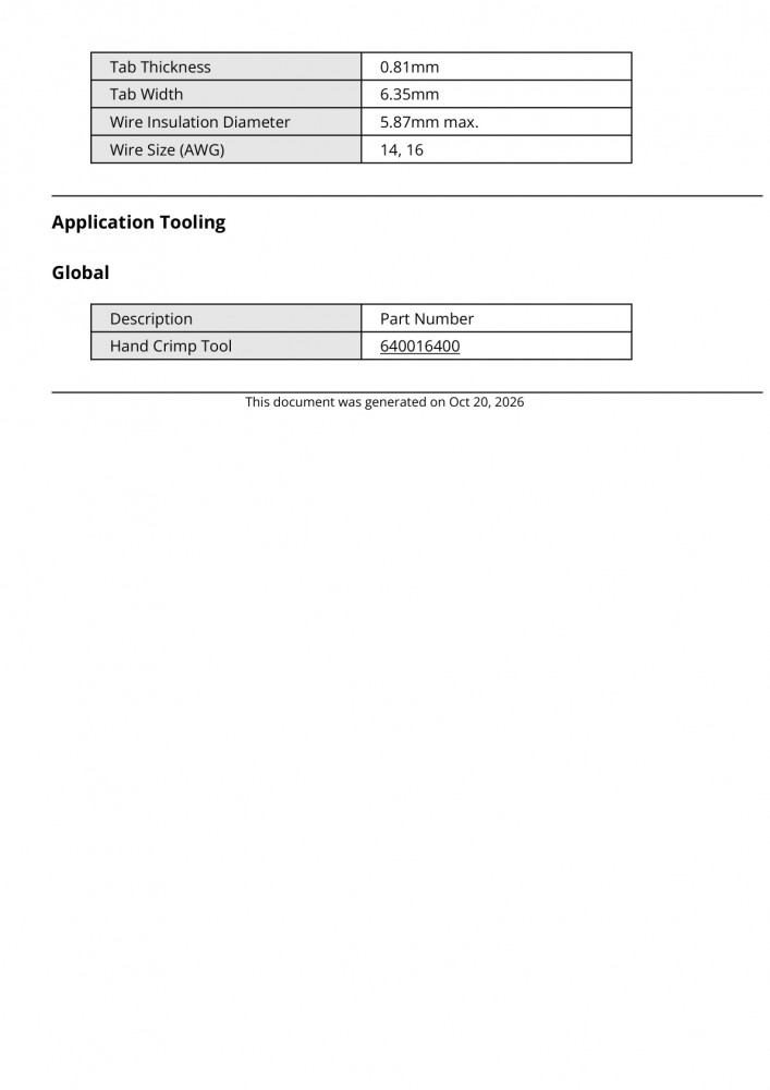 MOLEX 196020011 document image, page 3