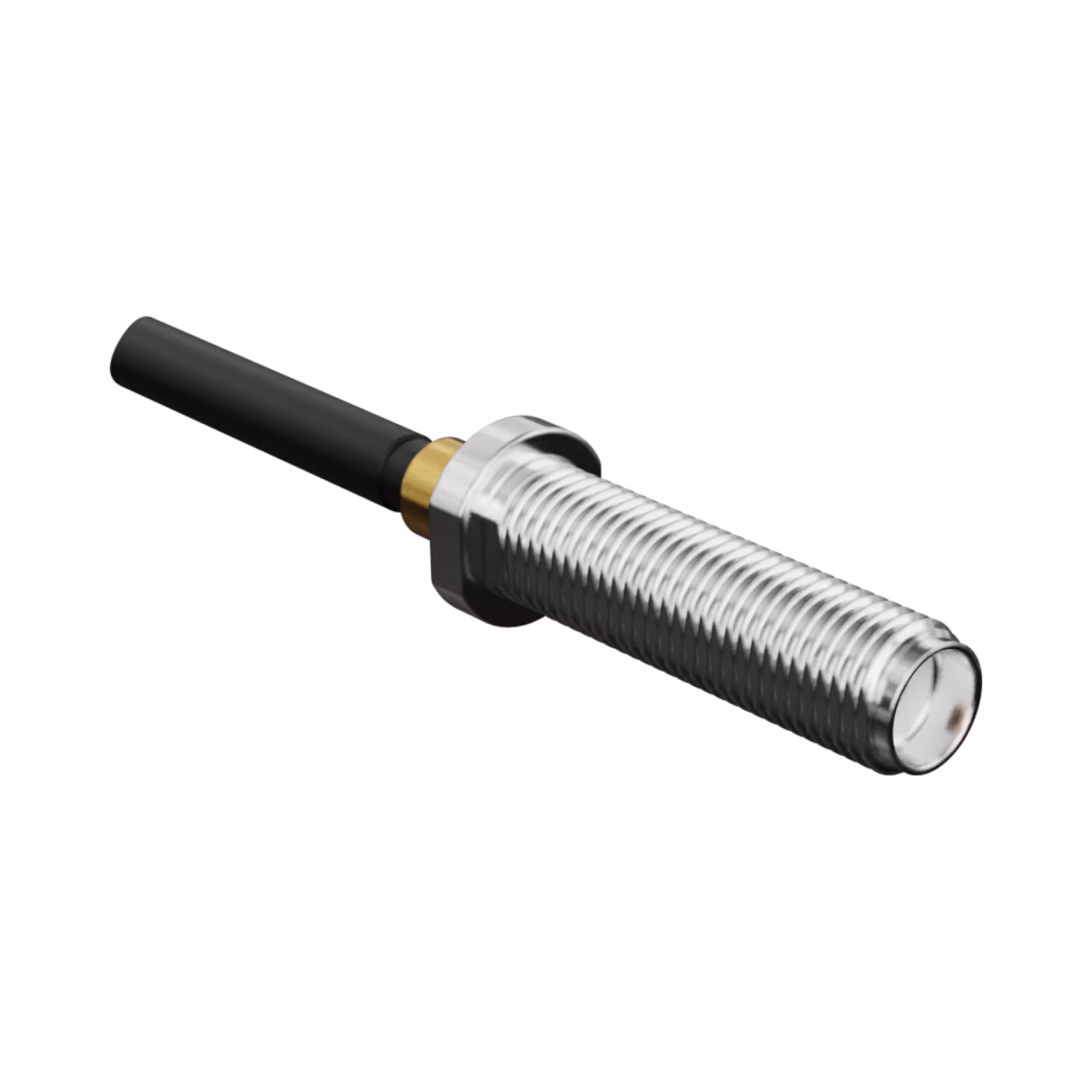 SMA Jack, Straight, Bulkhead, Solder, RG-402 (.141