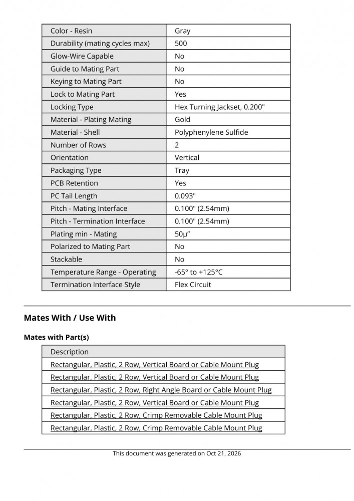 WTB10SAF6JTB technical document image, page 2