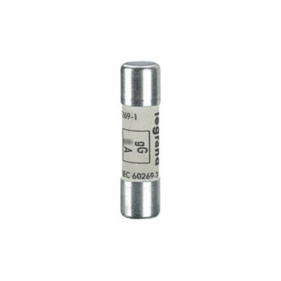 Cartridge fuse 10 x 38 mm - type gG - with indicator - 4 A for sale