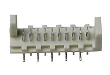 Picoflex PF-50 Header with PCB Pegs, Vertical, Low Profile, Surface Mount, Selective Gold (Au) Plating, 24 Circuits, Tube, Natural