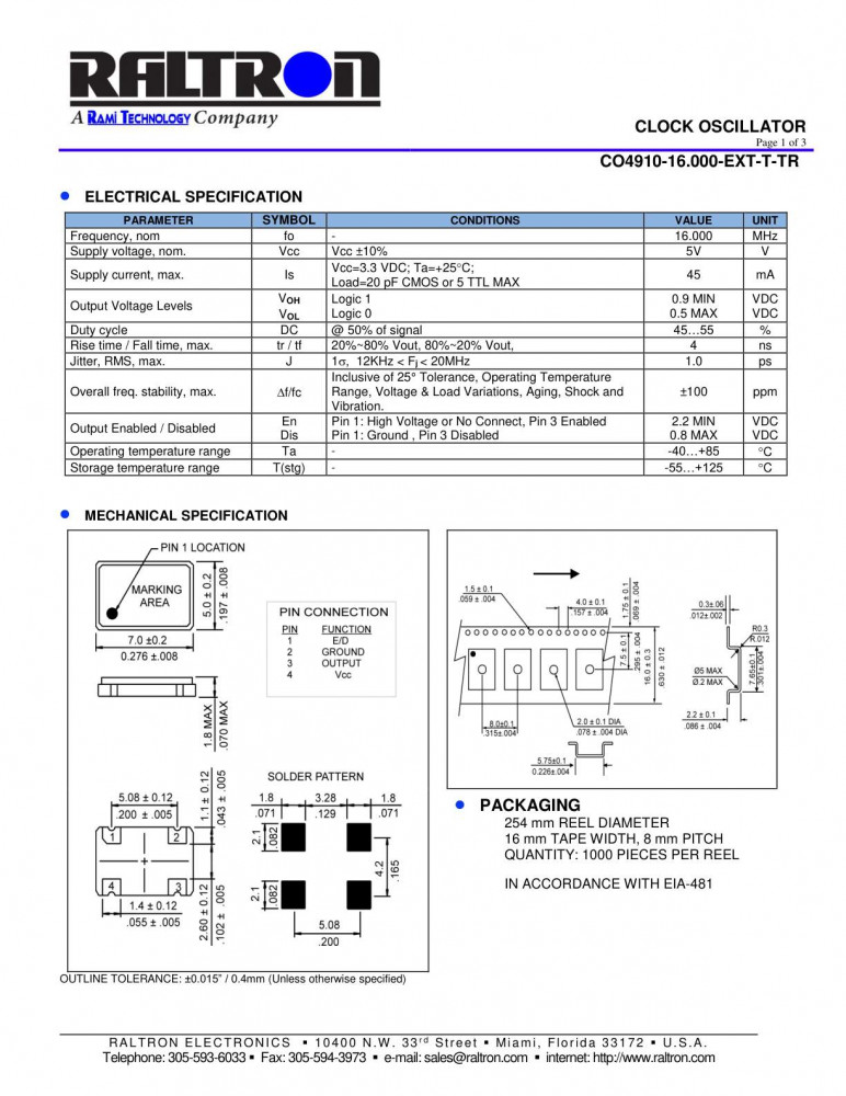 CO4910-16.000-EXT-T-TR datasheet page 1