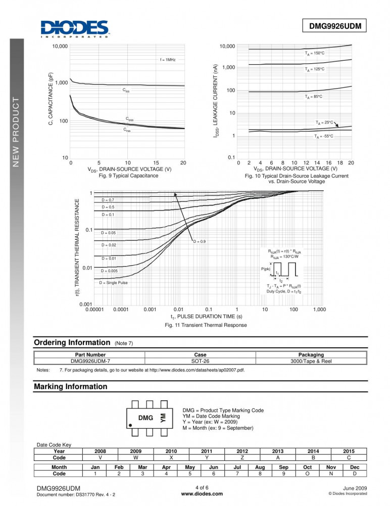 DMG9926UDM-7 datasheet page 4