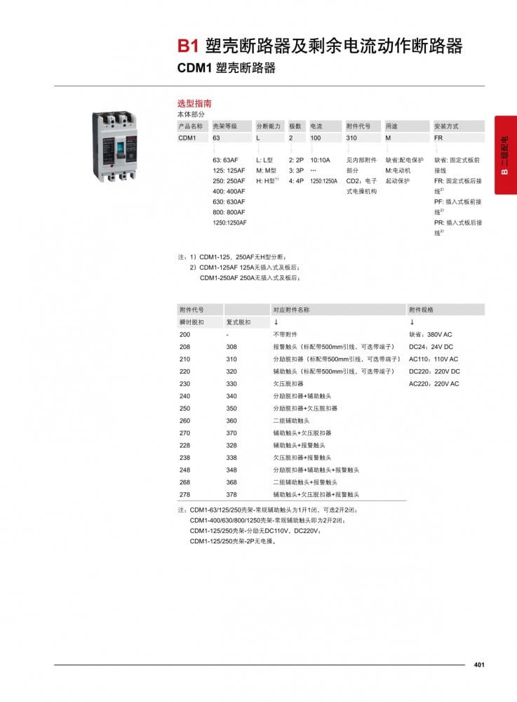 CDM1 datasheet page 1