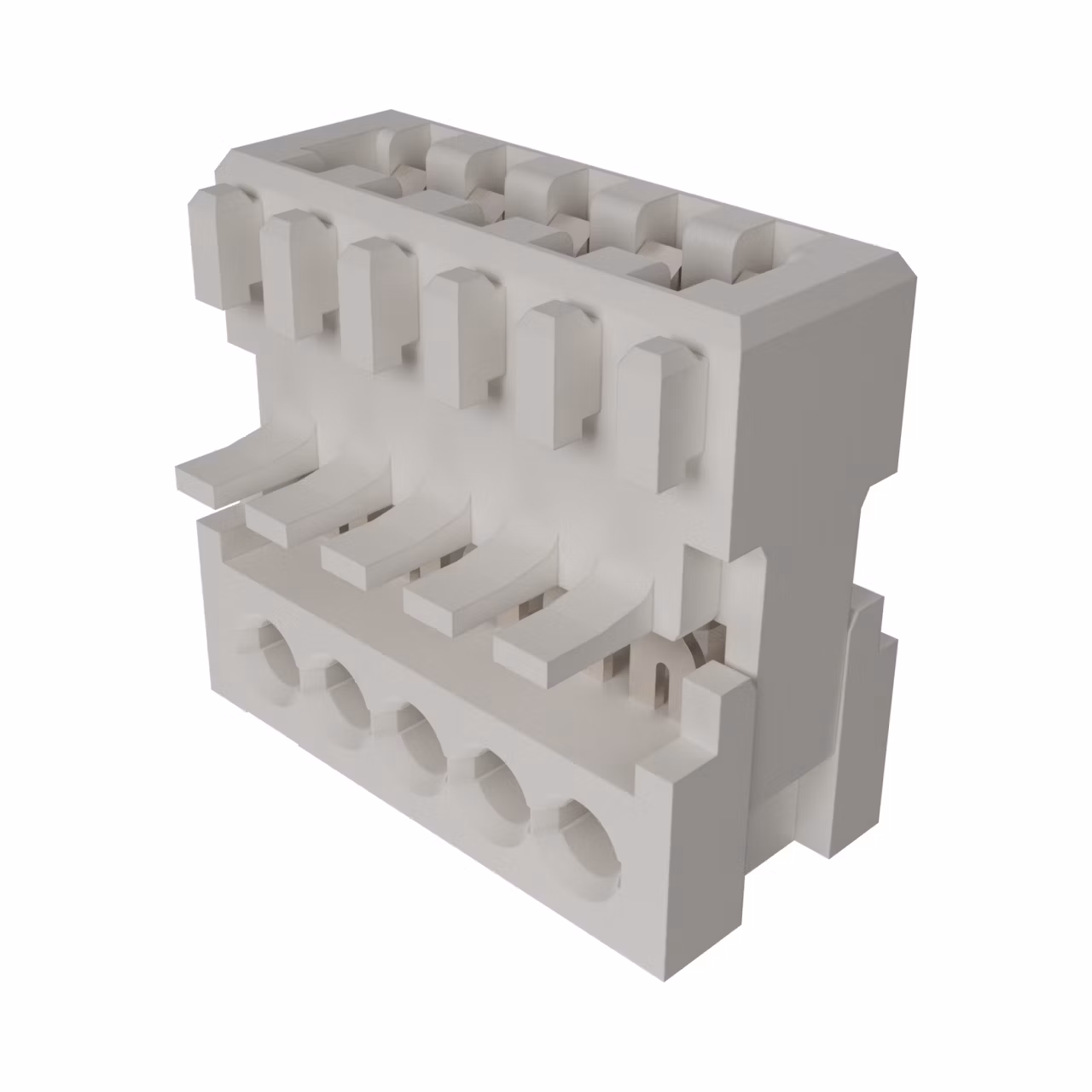 Appli-Mate RAST 2.5 Female Connector, 2.50mm Pitch, 5 Circuits, All Position Keys, Closed Endwalls for sale